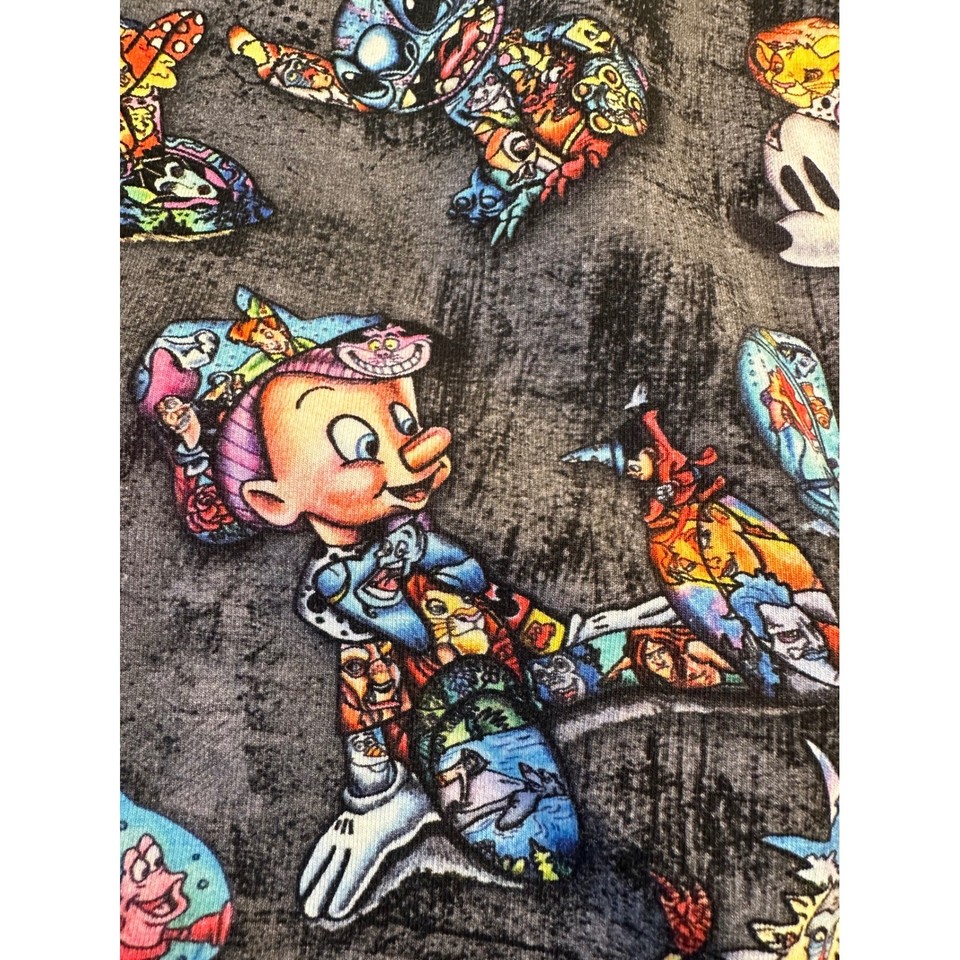 RARE Disney Characters Long Sleeve Pullover Graphic Print Kidcore woman ...