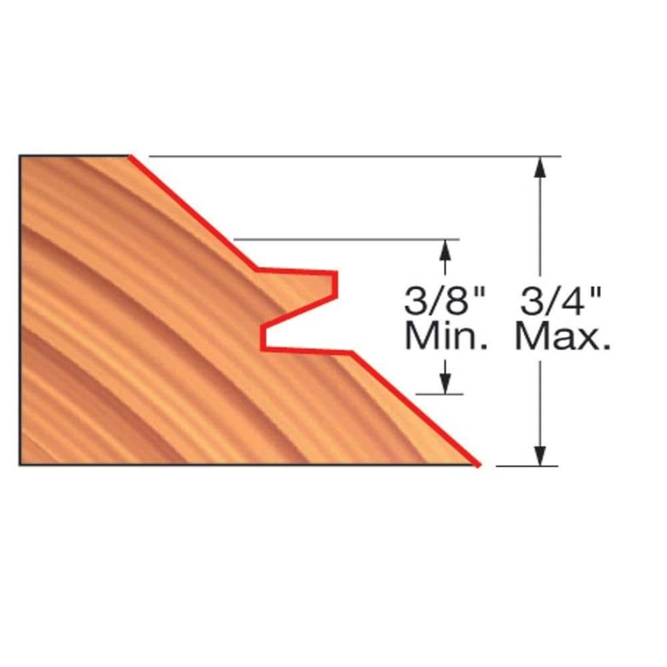 3/4 in. Carbide Lock Miter Router Bit | eBay