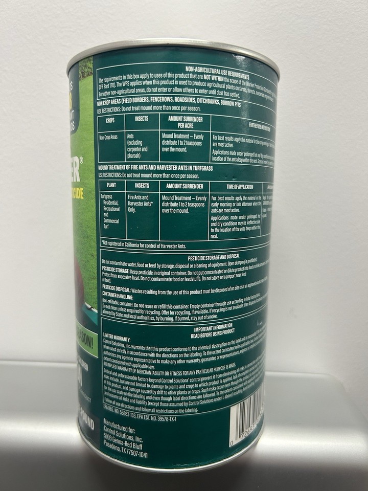 Martin's Surrender Acephate 75% Fire Ant Killer Mound Insecticide - 1 ...