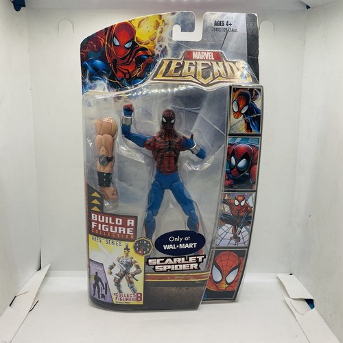 Scarlet Spider Ben Reilly Marvel Legends Ares BAF WalMart Wave 6" NIP ...