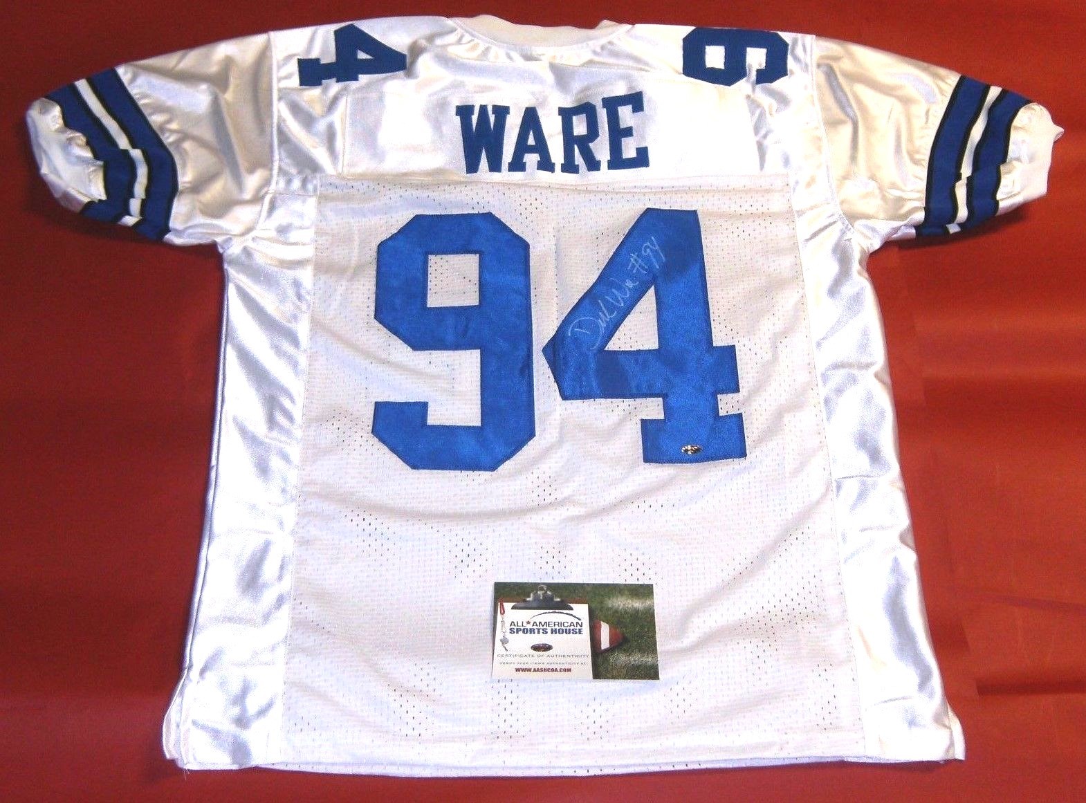 DEMARCUS WARE AUTOGRAPHED DALLAS COWBOYS JERSEY AASH LAST ONE | eBay