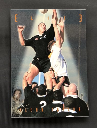 1997 Ineda NZ All Black Trading Cards Elite Rookies ER11 Glenn Taylor ...