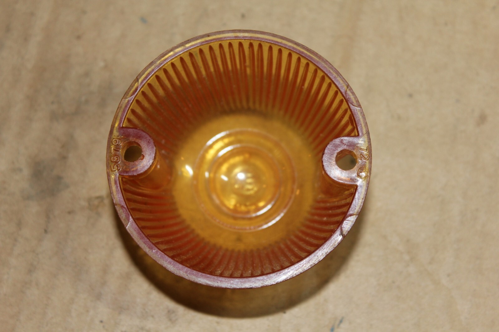GENUINE ORIGINAL IZ URAL DNEPR TURN SIGNAL GLASS PLASTIC AMBER COVER ...