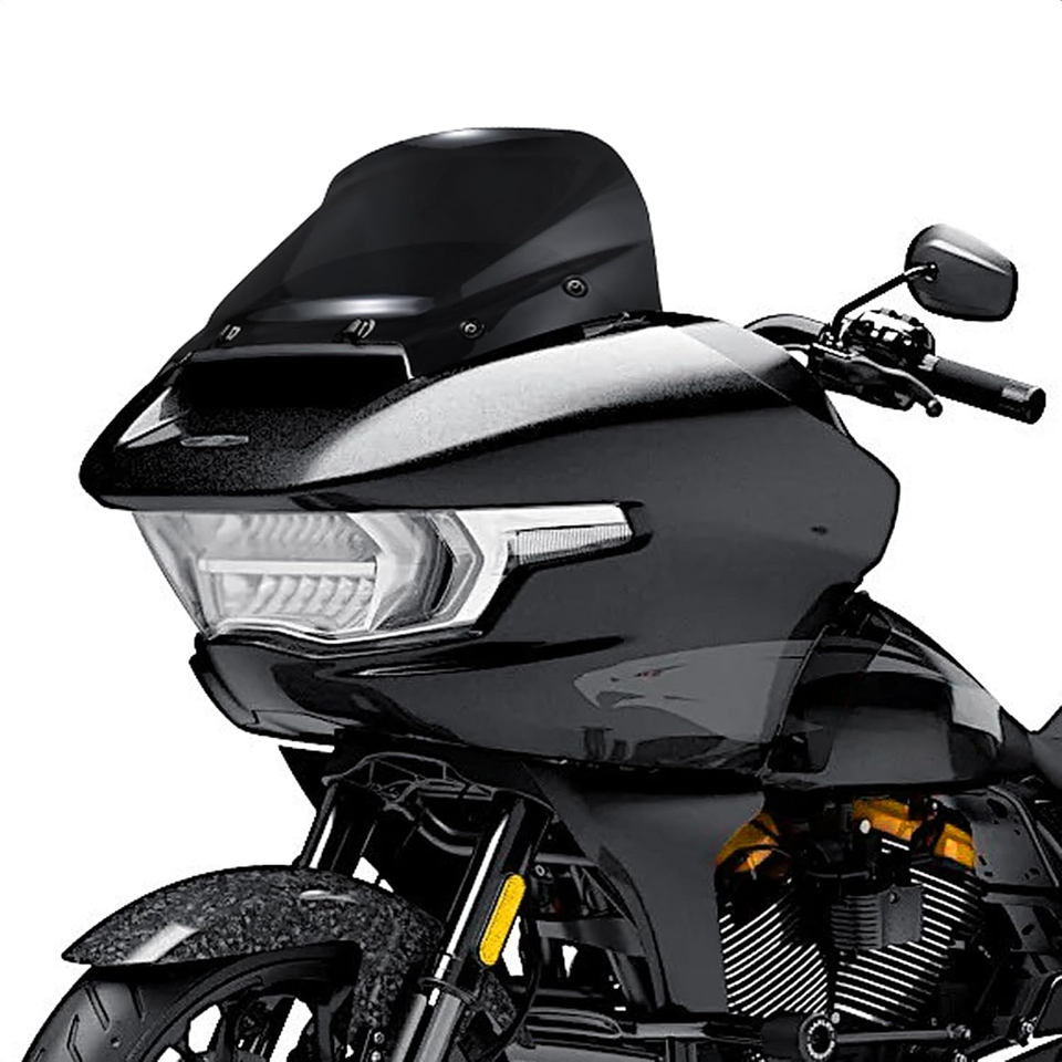 Black 12" Windscreen Windshield For Harley Road Glide CVO/SE FLTRXSE ...