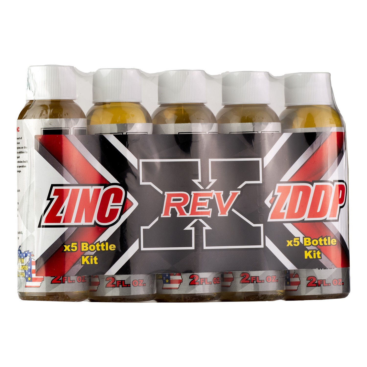 REV X Zinc ZDDP Oil Additive (5 Pack) 2 fl. oz. - Restore the ...
