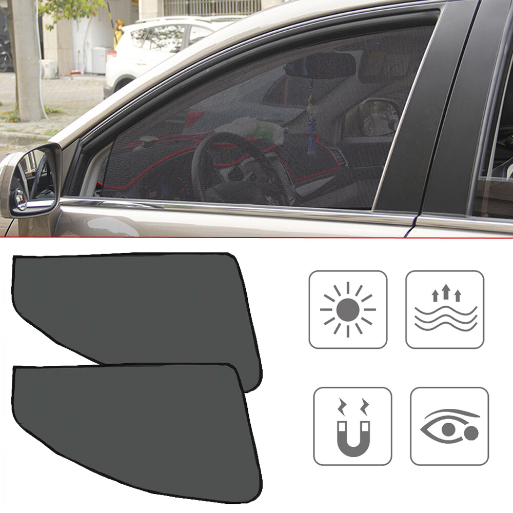 4pcs Magnetic Car Window Sun Shade Cover Mesh Sun Visor Shield UV ...