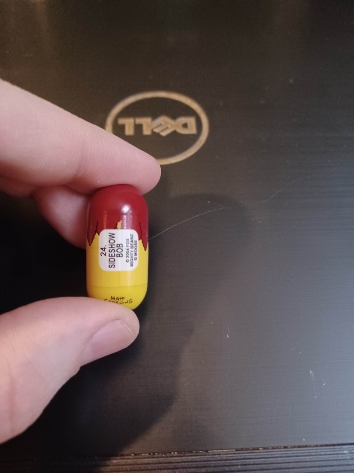 Sideshow Bob #24 The Simpsons Mighty Beanz, Out Of Print, Very Rare ...