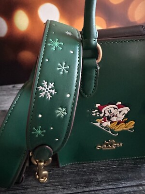 NWT Coach CN021 Disney X Coach North South Mini Tote with Sled