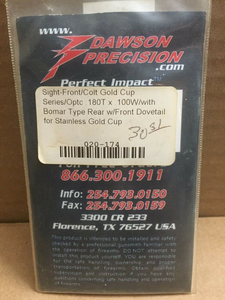 Dawson Precision Sights Various Models you choose | eBay