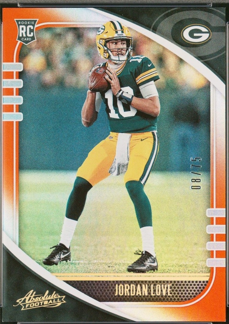 2020 Panini Absolute - Rookie Jordan Love #162 Spectrum Orange /75 (RC ...