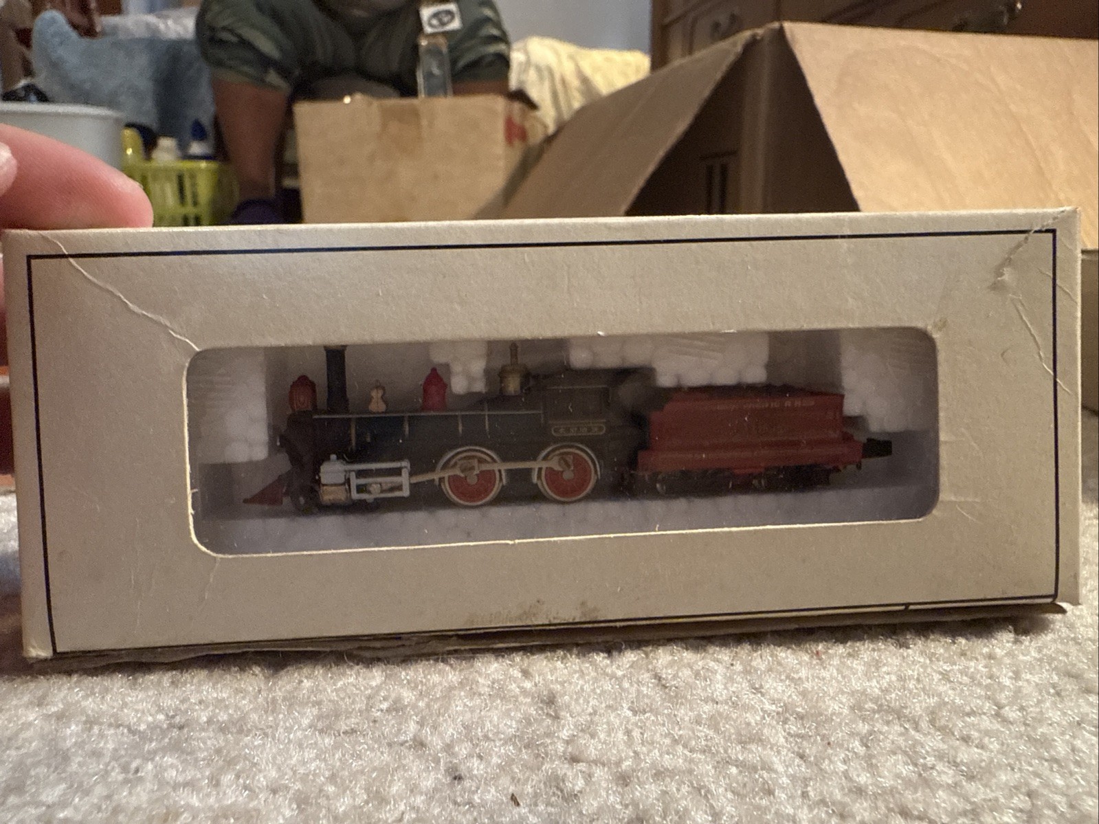 HO Bachmann Union Pacific 4-4-0 Cab 119 Old Time Steam Loco Tender LOW ...