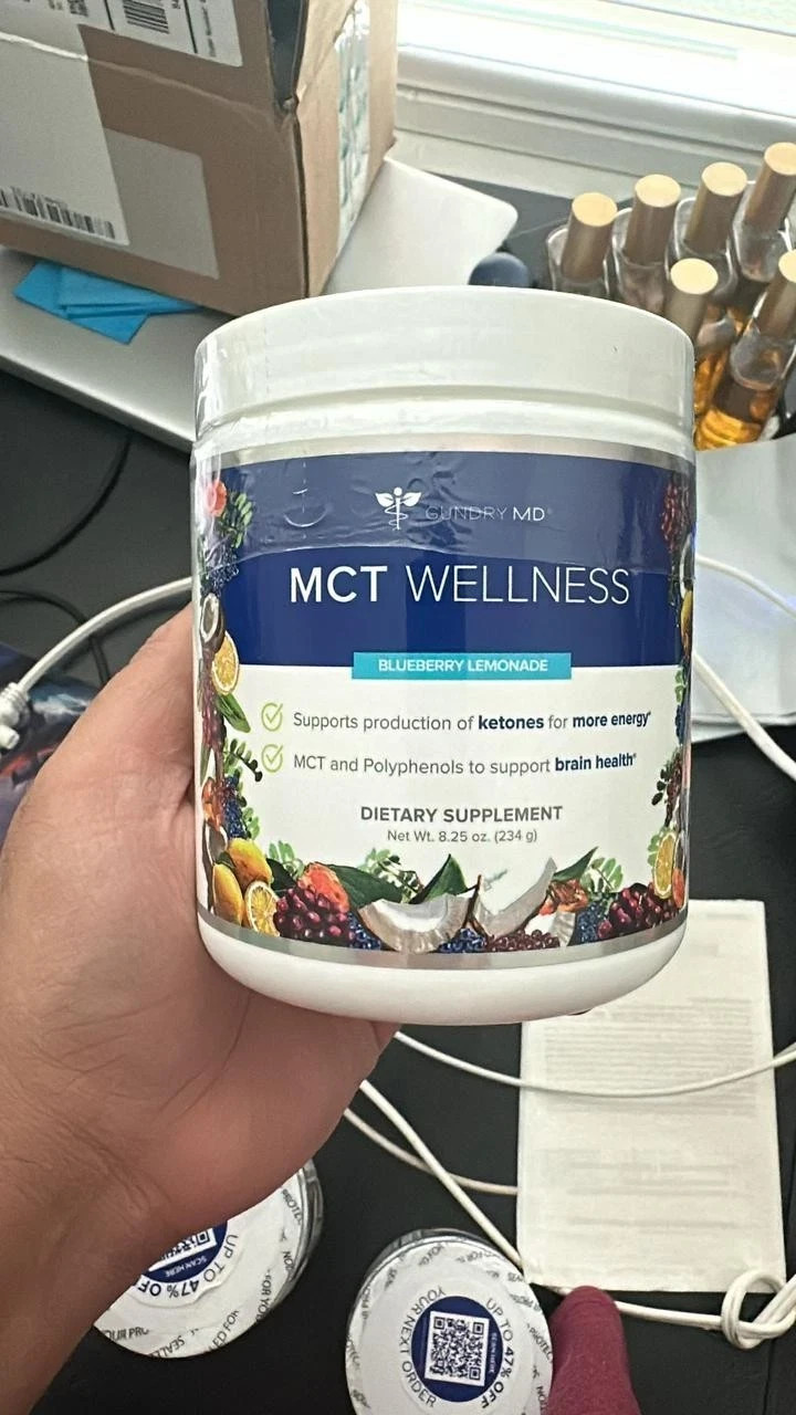 GUNDRY MD MCT WELLNESS BLUEBERRY LEMONADE NET WEIGHT 8.25 OZ | eBay