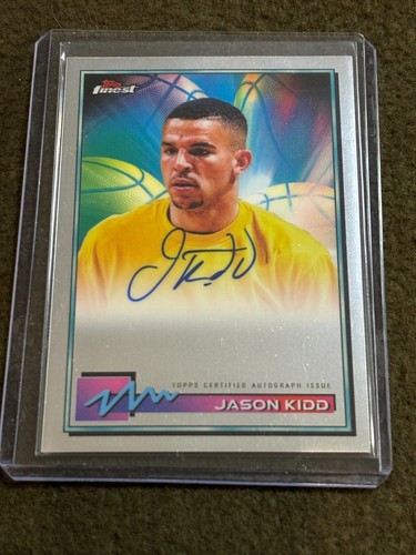 2021 Topps Finest Hard Signed Autograph Auto Jason Kidd ! | eBay