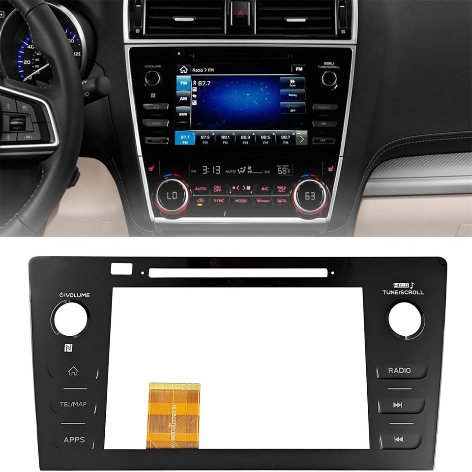 Radio Replacement Touch Screen Digitizer For 2018 2019 Subaru Legacy ...
