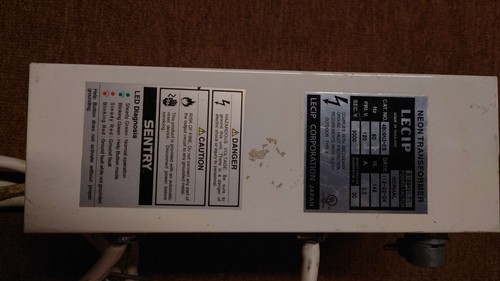 LECIP Sentry Neon Transformer, PRI: 120V 2.3A, SEC: 9kV 30mA, 145W | eBay