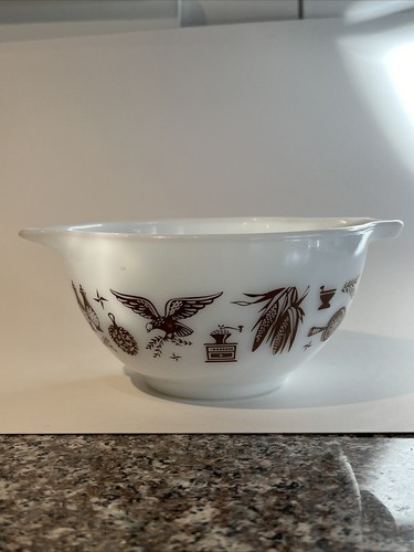 Pyrex Cinderella Bowl 1-1/2 Pt. With Early American Pattern 441 ...