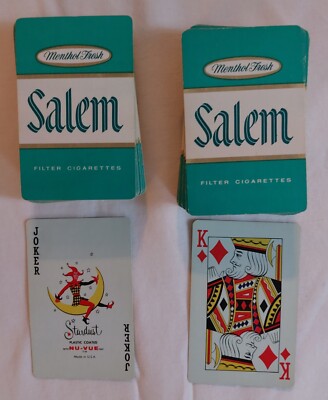 Vintage Salem 2 Decks Playing Cards Complete Decks | eBay