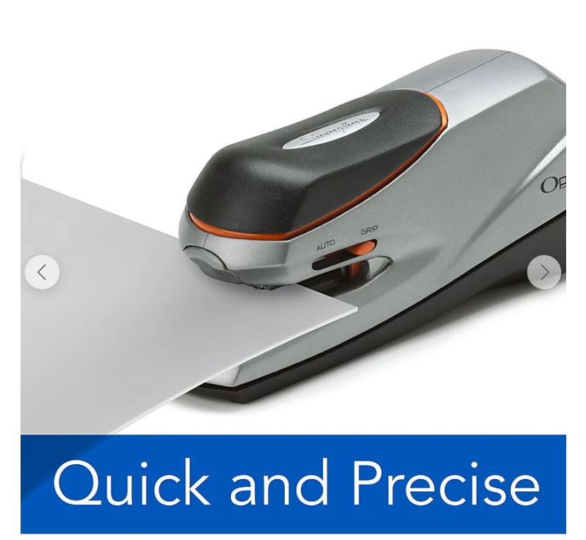 New Swingline Optima Grip Electric Stapler, 20 Sheet Capacity, Silver ...