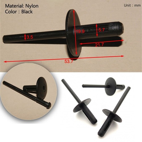 50pcs Plastic Rivets for BMW Wheel Arches and Sills Secure and Reliable ...