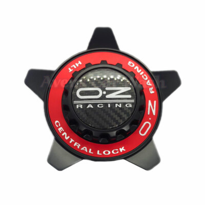 CENTRAL LOCK CAP TAPPO COPRIMOZZO CERCHI OZ FORMULA HLT da 19 ROSSO E ...