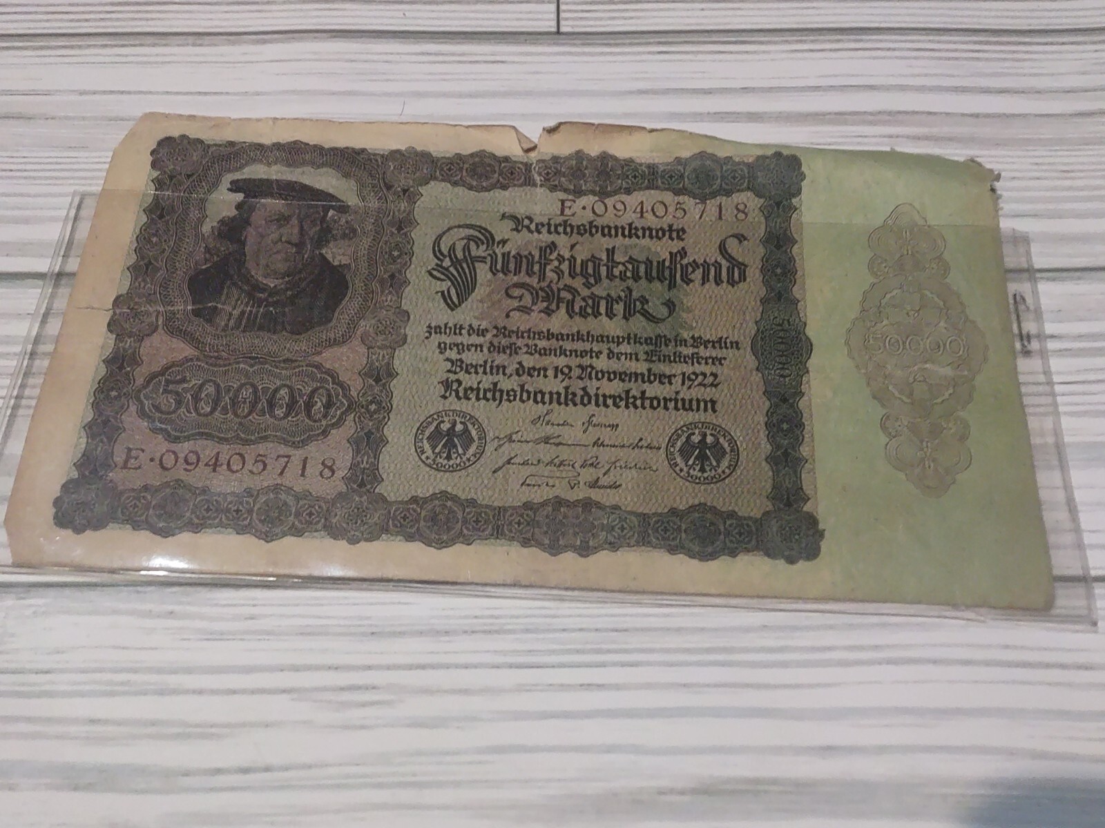 1922 50,000 MARK GERMANY REICHSBANKNOTE CURRENCY NOTE GERMAN BANKNOTE ...