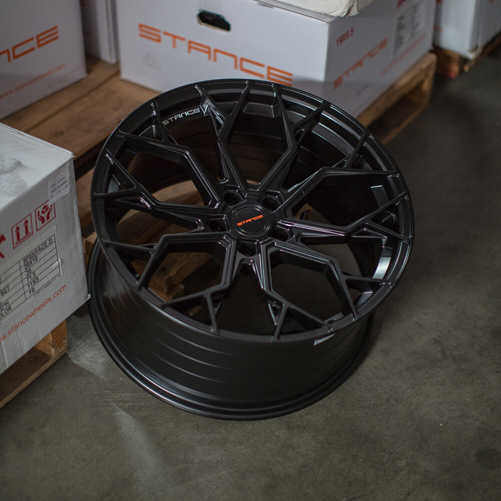 19" Stance SF10 Black Forged Concave Wheels Rims Fits Infiniti M35 M45 ...