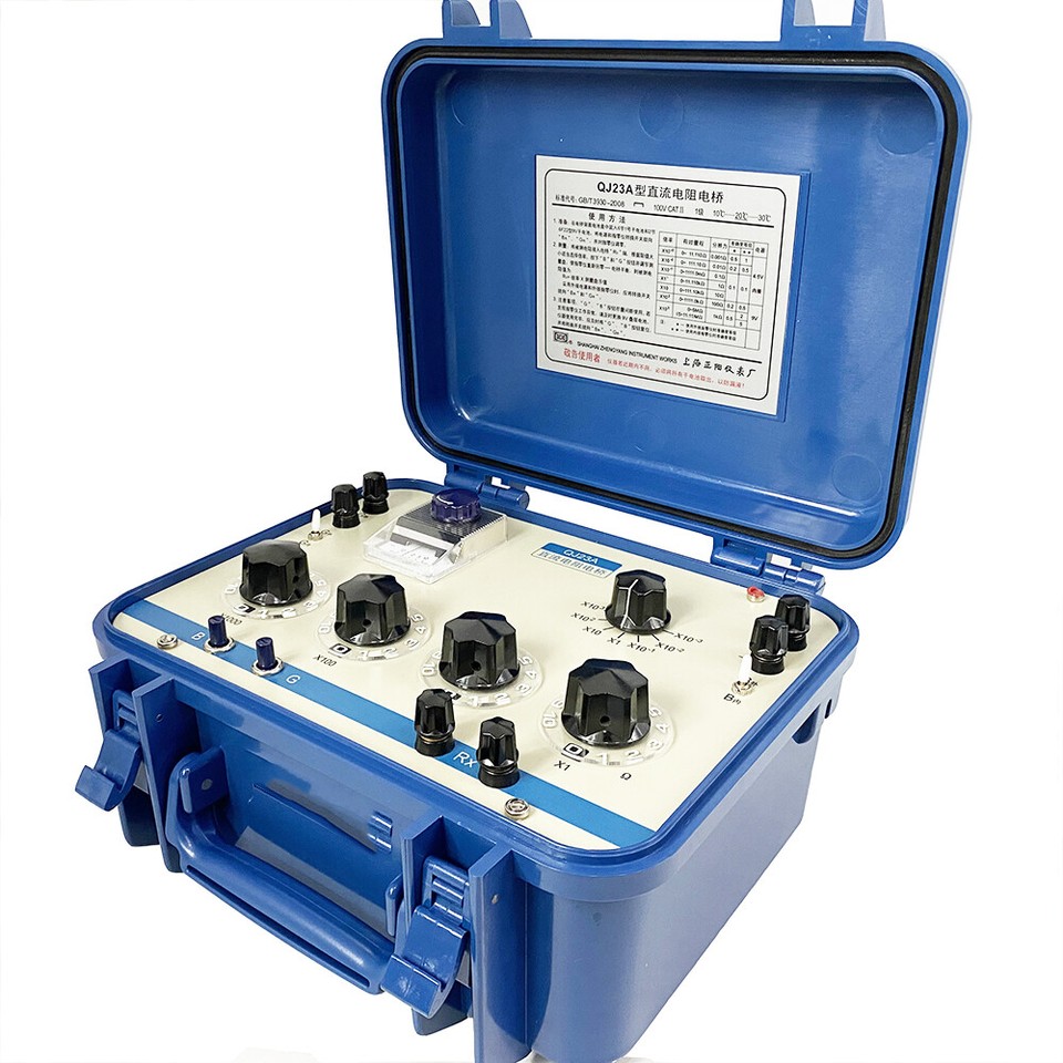 DC Bridge DC Resistance Box Wheatstone Bridges with Measurement Range 0 ...