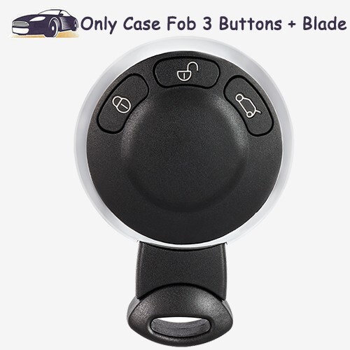 Smart Remote Key Case Fob 3 Button Shell for BMW Mini Cooper R56 R57 ...
