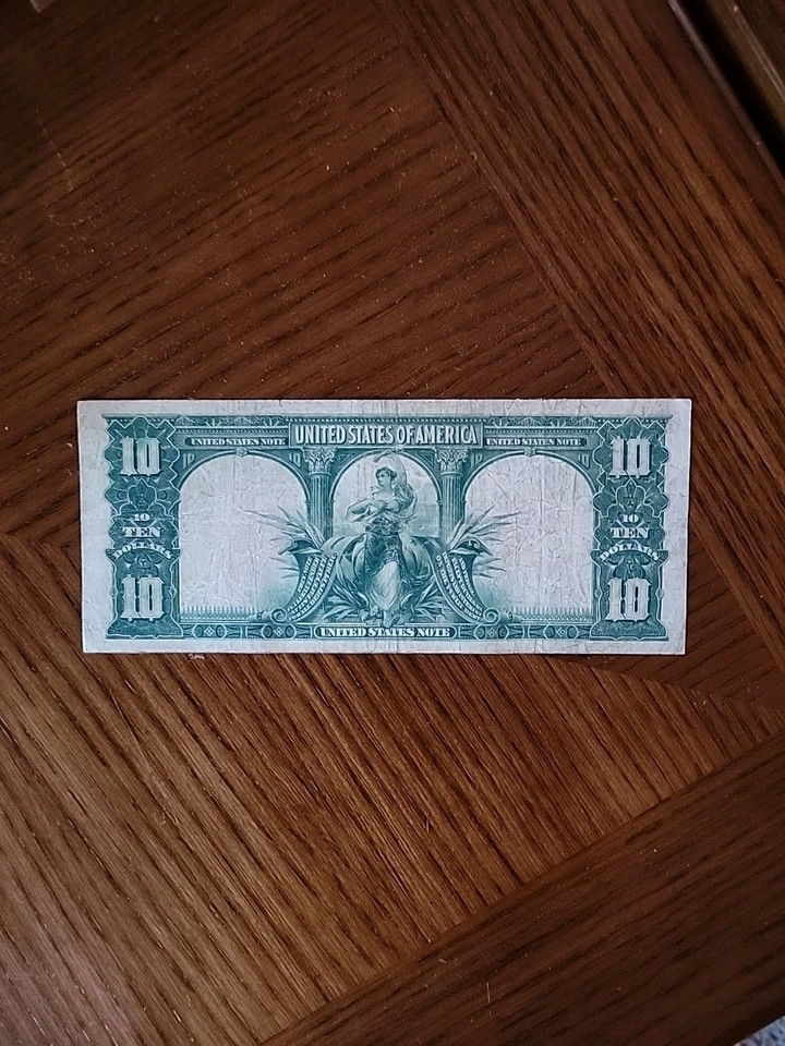1901 $10 Bison Buffalo note. 🦬 United States Legal Tender. No Pinholes ...