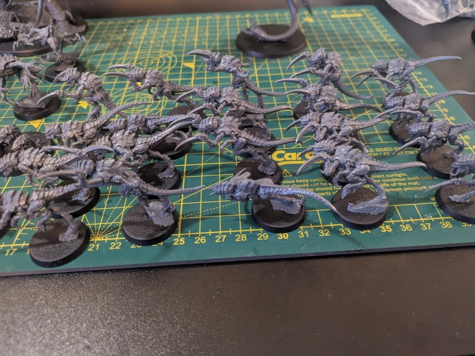 Tyranid Army Onslaught Swarm Warhammer 40k With Additional Hive Tyrant ...