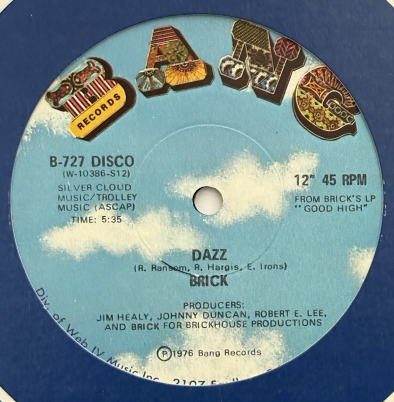 BRICK Dazz 12 Inch Vinyl DISCO SOUL FUNK Single BANG RECORDS | eBay