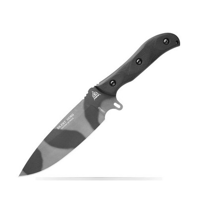 TOPS Silent Hero TPHERO04C Fixed Blade Knife Smooth Handle Outdoor ...