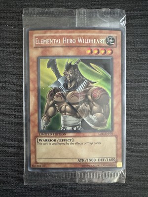 YuGiOh Elemental Hero Wildheart Brand New Factory Sealed GSE-EN001 | eBay