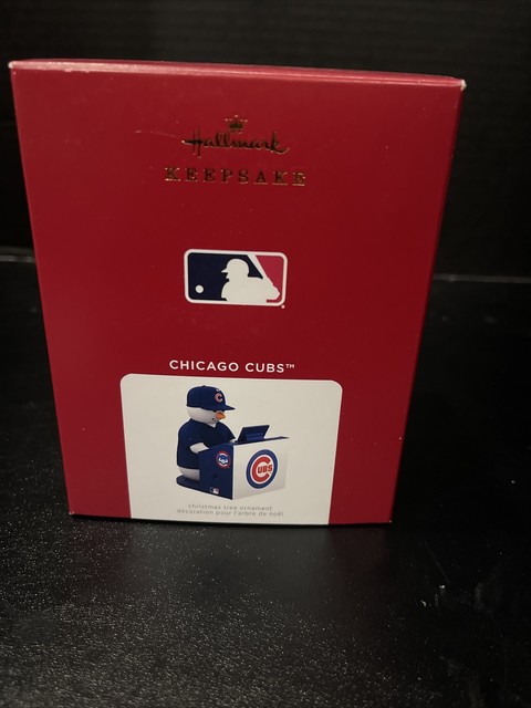 2021 Hallmark Keepsake Chicago Cubs Christmas Tree Ornament Magic Sound ...