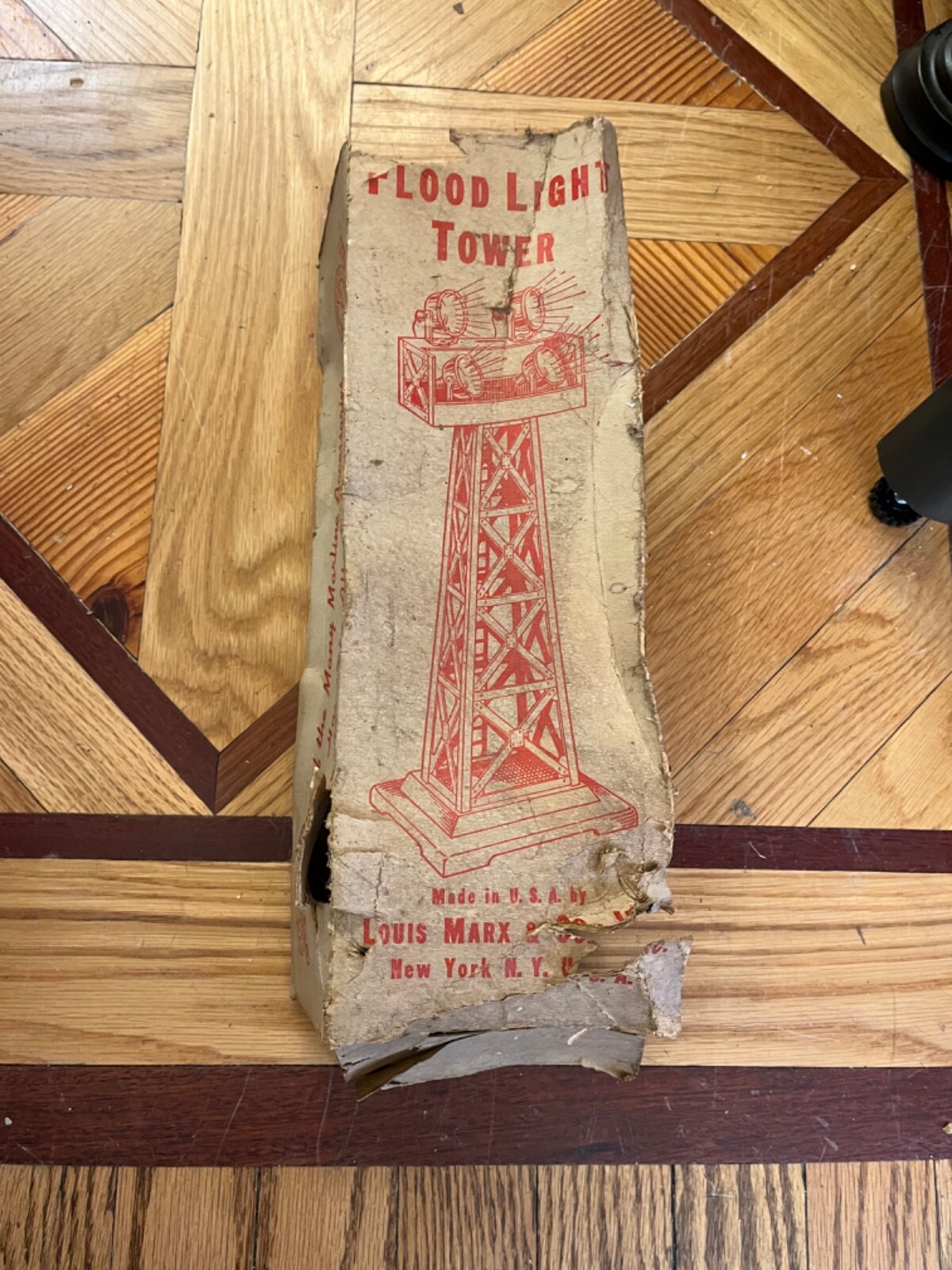 Marx Railroad Flood Light Tower 4 Bulb O Scale Vintage Untested | eBay