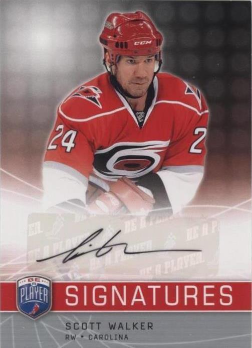 2008-09 Upper Deck Be a Player - Signatures Scott Walker #S-SW (AU) for ...