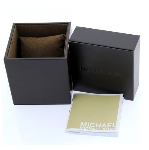 MICHAEL KORS RUNWAY CERAMIC BLACK+CHRONOGRAPH DIAL+DATE MIDSIZED WATCH ...