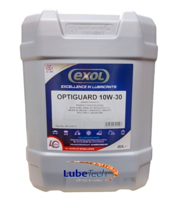 EXOL MINERAL OPTIGAURD 10W30 (WAS RALLY) ENGINE OIL 20 L SLCH4 ACEA E2 ...