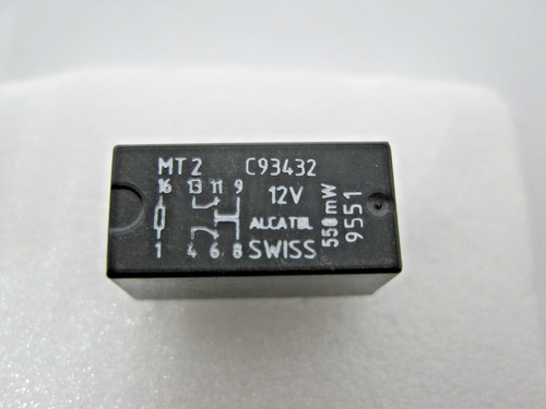 1pcs RELAY - RELAIS MT2 C93432 12VDC 500mW AXICOM ALCATEL SWISS | eBay