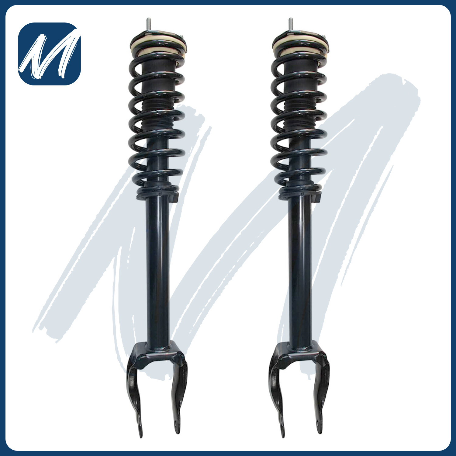 2x Front Hydraulic Shock Strut Assys For Mercedes W166 C292 GLE63 ML63 ...