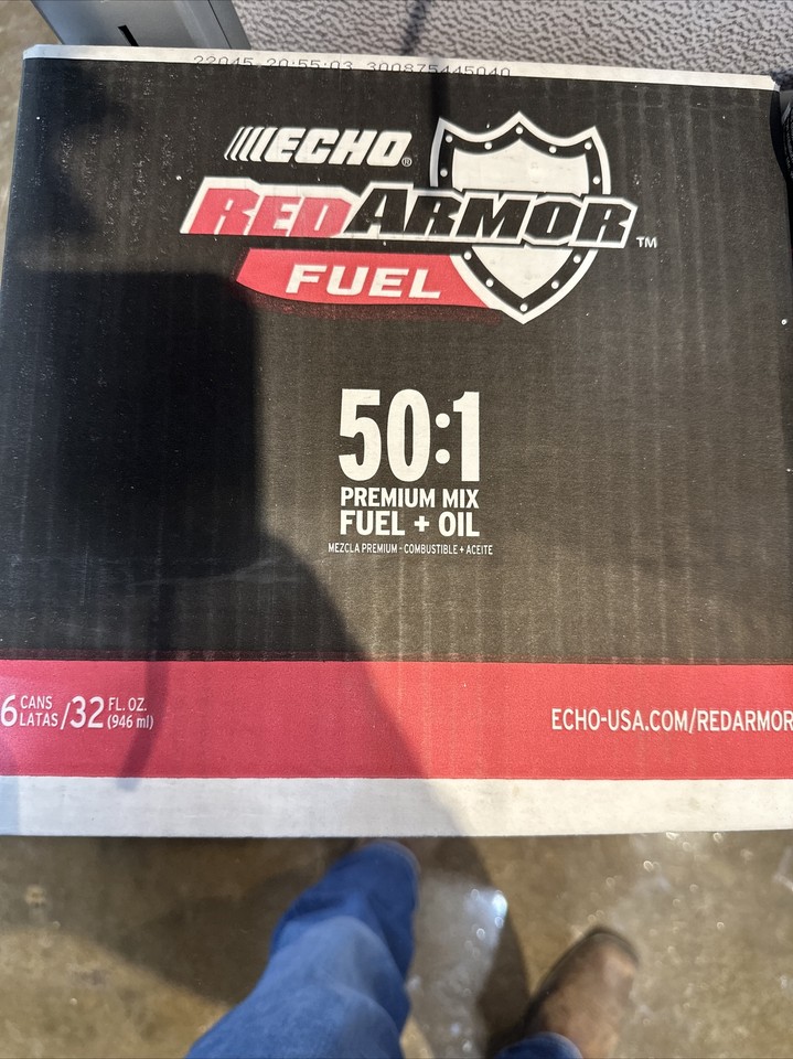 Echo 7450001 Red Armor 32 oz. 50:1 Pre-Mixed Ethanol Free Fuel 6PK | eBay