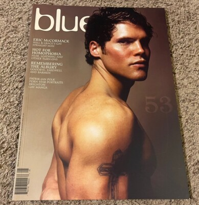 Nov. 2004 BLUE Magazine, Gay Interest, Eric McCormack, Remembering The Albury | eBay