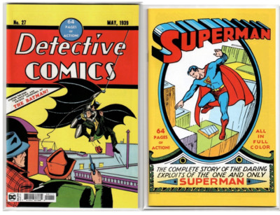 Detective Comics #27 & Superman #1 Facsimile SET Lot 2022 DC Comics | eBay