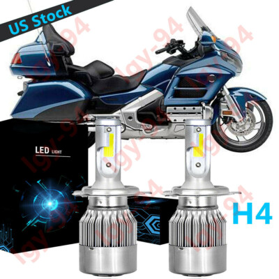 2pc H4 LED Headlight Bulb C6 For Honda VTX 1300 C R RETRO VTX 1800 C R ...