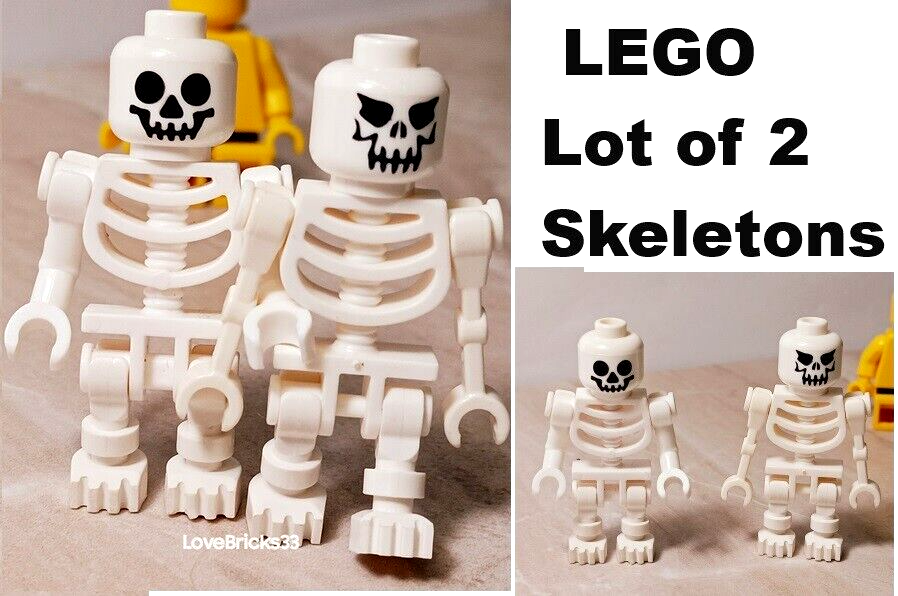 LEGO Skeleton Fierce and Nice Pair Boy & Girl Graveyard Couple ...