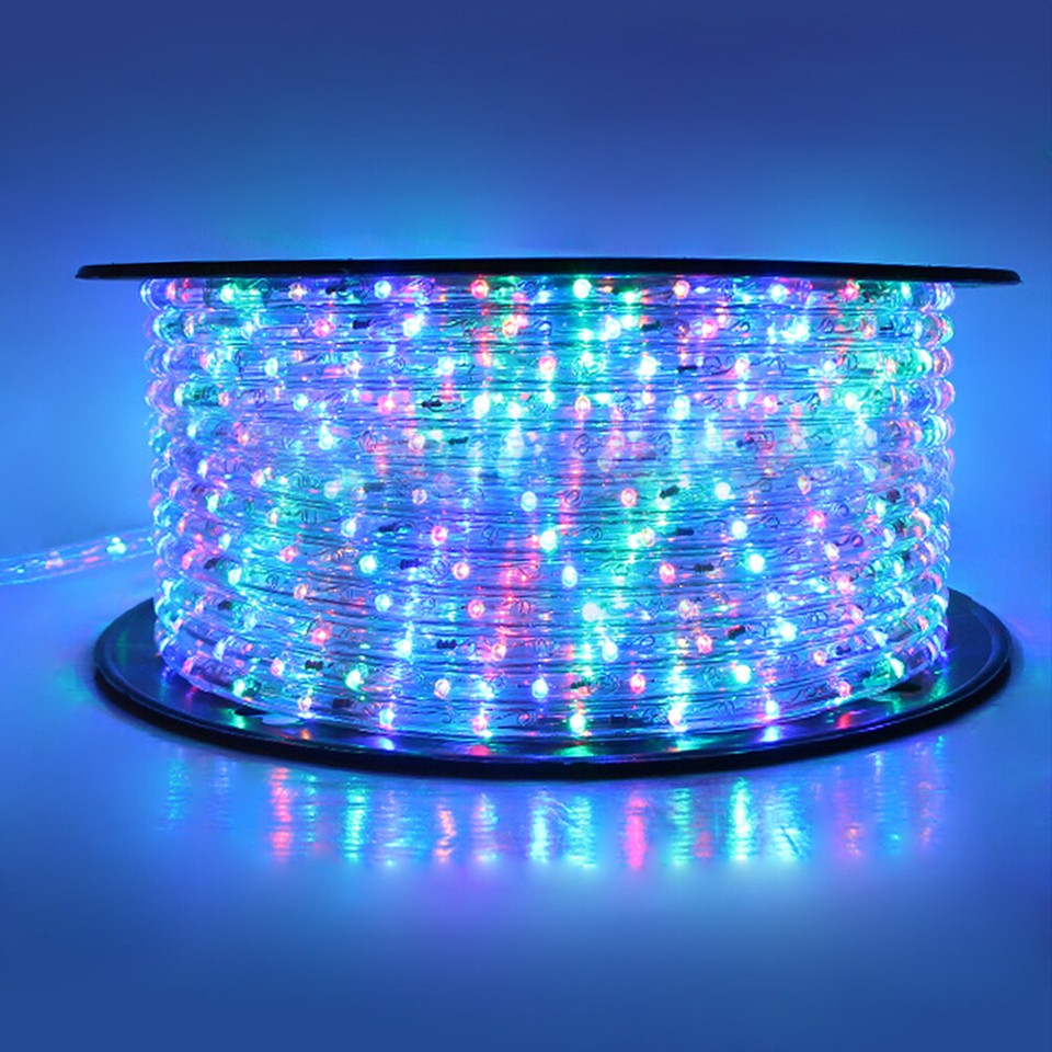 50/100/150/300ft LED Rope Light In/Outdoor Cuttable Flexible Lights ...