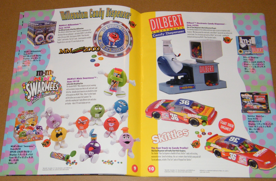 Rare Vintage CAP Candy Dealer Toy Catalog 1998 Batman PEZ Warner ...