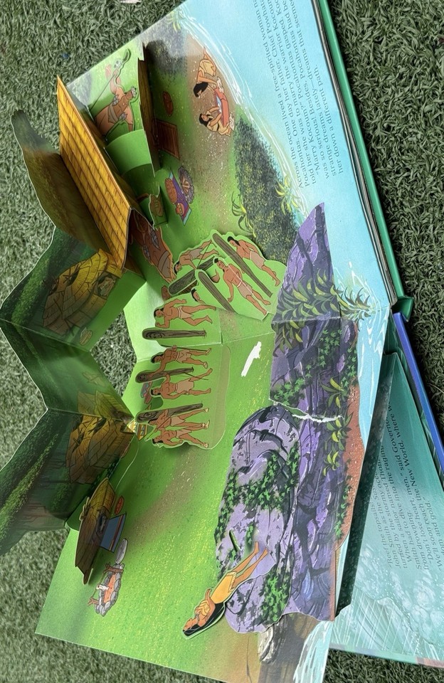 Pocahontas Pop-Up Book Disney Press 1995 Hardcover Vintage Meeko Percy ...