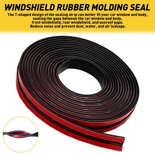 4M Auto Windshield Window Trim Edge Moulding Rubber Weatherstrip Seal ...
