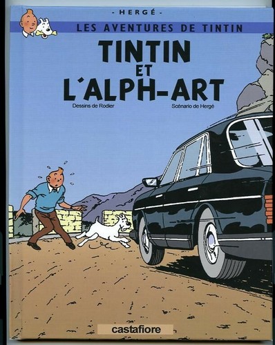 Tintin et l'Alph-Art Yves Rodier Hergé (pastiche) | eBay